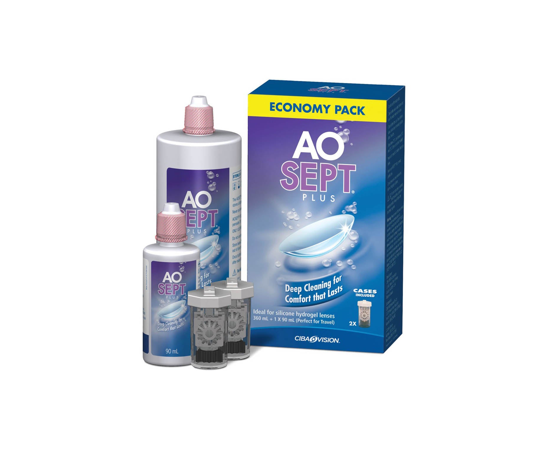 Aosept Plus Disinfecting Solution Economy Pack 450mL – Zenith Pharmacy